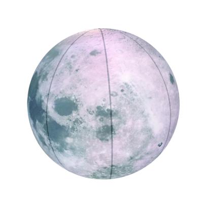 Cina Lampeggiante gonfiabile Elio impermeabile LED luce luna pianeta palloncino con bastoncini per le decorazioni di festa di Natale evento in vendita