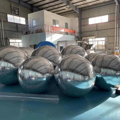 China Elemento de exibição deslumbrante Balão refletor opulento Bola de espelho de PVC inflável para celebrações à venda