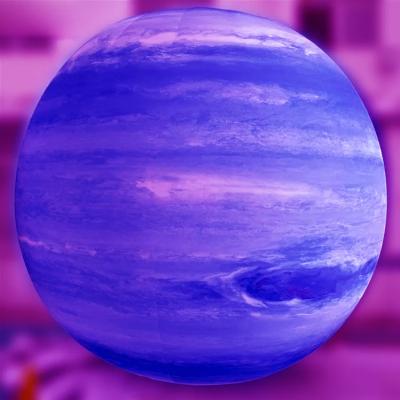 China Venda quente personalizar tamanho logotipo Decoração gigante Publicidade Lua inflável à venda