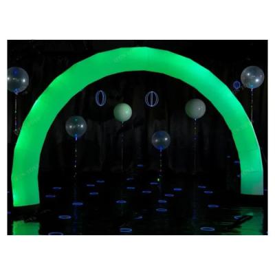 中国 イベント広告用のRGBLEDライト付きの充電式白色アウトドアアーチ 充電式ライト レインボーLEDアーチ 販売のため