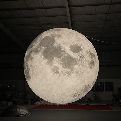 中国 2m 巨大 LED照明 月球 充気球 惑星 太陽系 装飾用気球 販売のため