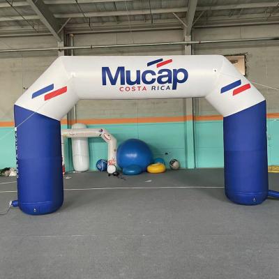 China Exibição de eventos ao ar livre Impressão personalizada Impressão à prova d'água Iniciação Bem-vindo Finalização Porta de corrida Desporto Arcos infláveis de ar à venda