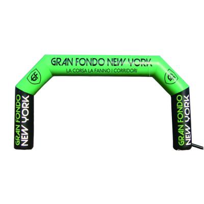 China China fábrica original preço barato publicidade ao ar livre evento de Natal luz LED arco de entrada inflável porta para decoração à venda
