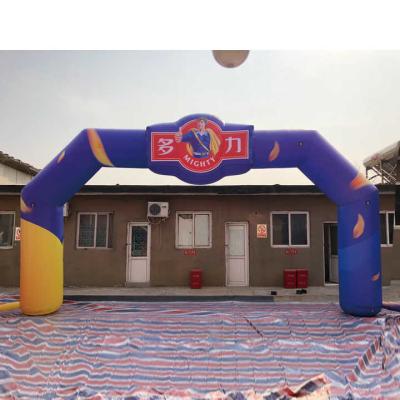 China Impressão de logotipo de tamanho personalizado Publicidade ao ar livre Arco inflável para evento esportivo à venda