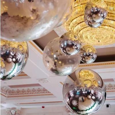China Esfera de PVC bola de espelho inflável de prata flutuante clube noturno de férias à venda