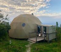 Quality Winter Outdoor Inflatable Dome Tent Large Geodesic Giant Igloo Tent for sale
