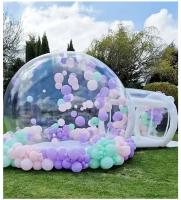 Custom Outdoor Bubble Bounce House Balloons Inflatable Kids Play