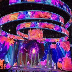 China P1.25 Flexible Led Module SMD1010 Indoor Event 1/64 S Advertising Led Display Screen for sale