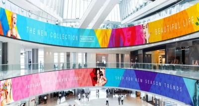 Cina P3 curvo dell'interno ha condotto il modulo flessibile 9500K in vendita