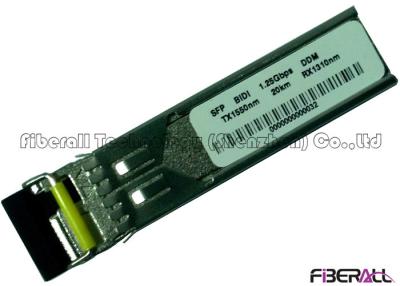 Cina Modulo a fibra ottica bidirezionale di LC SFP del ricetrasmettitore per Gigabit Ethernet in vendita