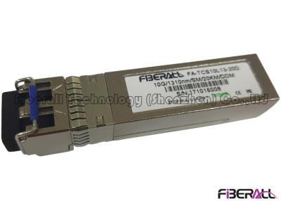 Cina ricetrasmettitore a fibra ottica LC MP 20KM DDM di SFP della fibra doppia della lunga autonomia di 10G Base-LR in vendita