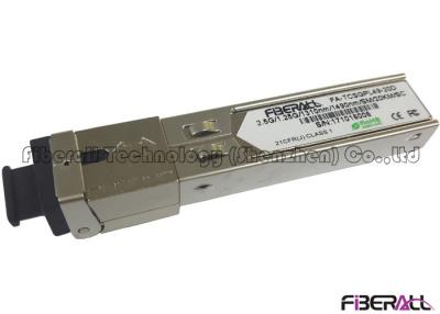 Cina Singolo Sc bidirezionale a fibra ottica 20KM della classe B+ del ricetrasmettitore di modo GPON OLT SFP in vendita