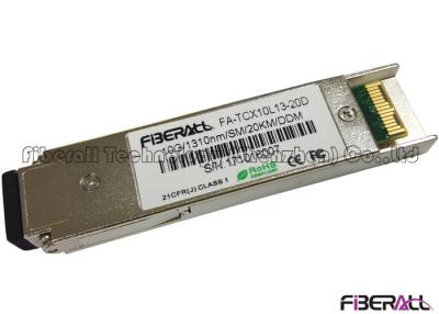 Cina il ricetrasmettitore ottico Pluggable caldo 1310nm di 10Gb/s XFP si raddoppia fibra il LC 20KM DDM in vendita