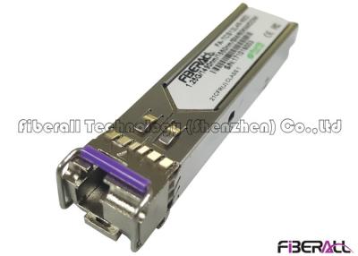 Cina ricetrasmettitore a fibra ottica direzionale LC 40KM DDM SFF8472 di SFP della Bi 1.25G compiacenti in vendita