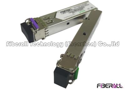 Cina Modulo a fibra ottica 1.25Gbps LC semplice RoHS del ricetrasmettitore di WDM 1550T/1310R compiacente in vendita