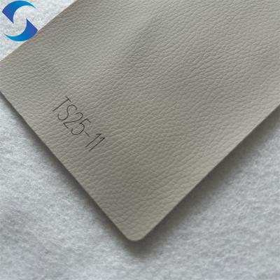 중국 1.0mm 두께 PVC 가죽 직물 웅진 패턴 내구성 고양이 발 가죽 판매용
