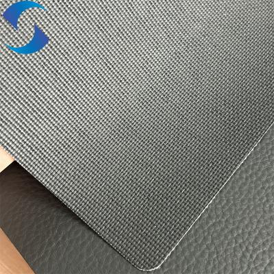 Cina Pelle PVC ecologica con motivi intrecciati 3D per borse in pelle in vendita