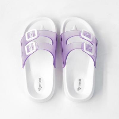 中国 OEM白人の透明な上部のエヴァBirkenstockは二重革紐と詰る 販売のため