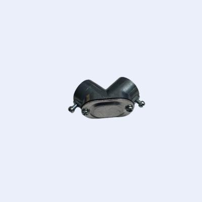 Cina 3/8" rivestimento di lucidatura del connettore del duplex della pressofusione dello zinco con le viti #3 Zamak in vendita