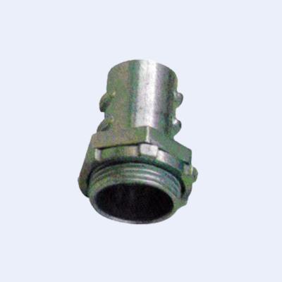 Cina 3/8" rivestimento di lucidatura del connettore del duplex della pressofusione dello zinco con le viti #3 Zamak in vendita