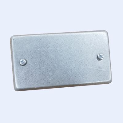 China Galvanized Finish 1.60mm Conduit Junction Box Telesoping 1/2" Deep With Screws for sale