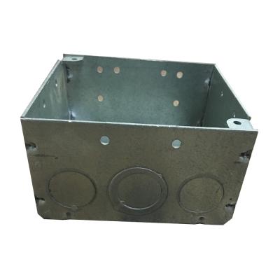 Cina Estensione Ring With Knockouts Fixing Screw della scatola quadrata di spessore 1.60mm in vendita