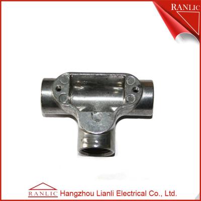 Cina Accessorio per tubi a tre corsie di alluminio della scatola di giunzione del condotto EMT/IMC su misura, ISO9001 in vendita