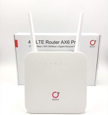 중국 오라스 AX6 프로 4g CPE 와이파이 라우터 백색 야외 LTE CPE Cat4 300mbps 판매용