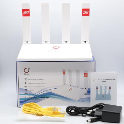 China OLAX MC50 pro wifi RJ45 tarjeta SIM inalámbrica 4G LTE router cat4 cpe módem para router doméstico módem 4G LTE tarjeta SIM en venta