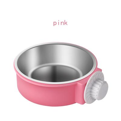 중국 플라스틱 애완 공급 장치 사발은 고양이 개 사육 케이지를 위한 나무상자 사발을 첨부합니다 판매용