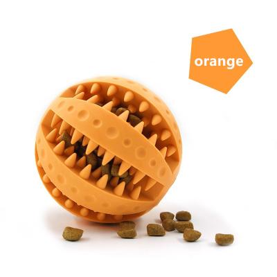 중국 100g 충돌 펫 츄 장난감은 저항하는 수박 식품 입질 볼 장난감을 누출시킵니다 판매용