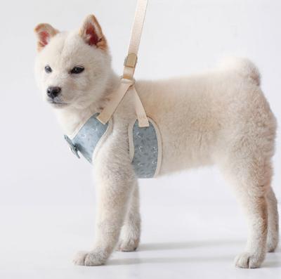 Chine Doucement aucun harnais respirable réglable de Mesh Leash And Cat Chest de traction pour le chiot à vendre