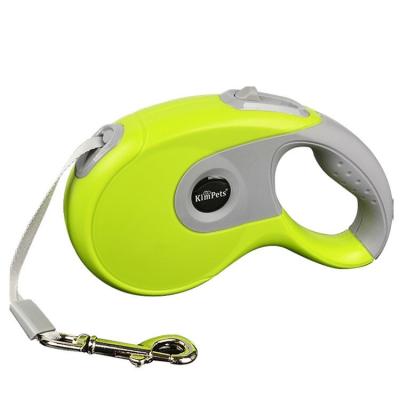 Κίνα Αυτόματο εισελκόμενο λουρί της Pet Retriever Teddy 150 λιβρών χρυσό σχοινί περπατήματος σκυλιών προς πώληση