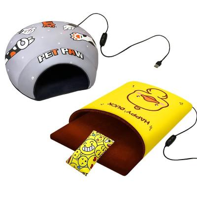 중국 USB 전기 상수 온도 뜨거워지 개 베드 제거할 수 있는 세척할 수 있는 고양이 보금자리 매트 판매용