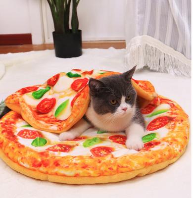 Chine Hiver Cat Blanket de protection de Cat Bed Set Warm Dog de pizza à vendre