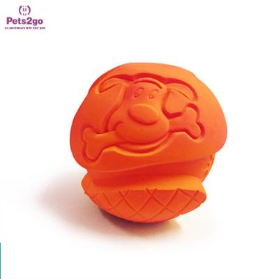 Chine Boule en caoutchouc adaptée aux besoins du client d'animal familier de Pets2go 72mm pour Cat Dog à vendre