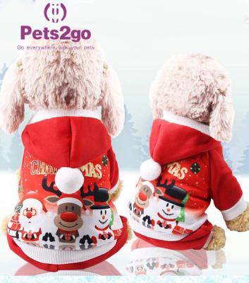 Chine L'animal familier de Noël jurent des vêtements de manteaux de chien à vendre