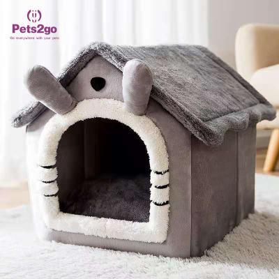 중국 Pets2Go 빈 미끄럼 최저 49*39*36cm 애완 동물 집 침대 판매용