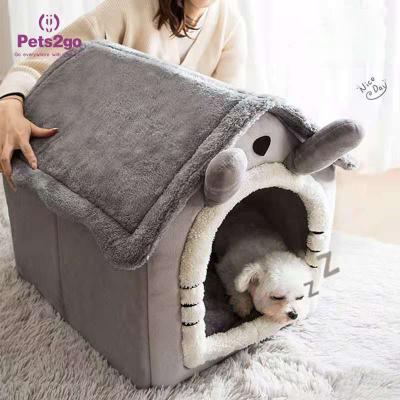 중국 Pets2Go 빈 미끄럼 최저 49*39*36cm 애완 동물 집 침대 판매용