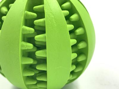 중국 개 깨끗한 치아에 대한 9cm 11cm 뜨거운 고무 개 장난감 공 판매용