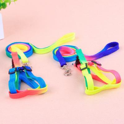 China Colorful Pet Traction Rope Nylon Quick Release For Dog for sale