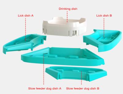 Chine Jouet s'exerçant interactif de QI lent de conducteur de puzzle d'animal familier à vendre