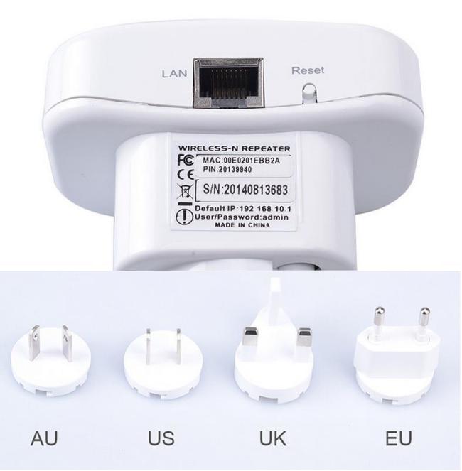 Kp300m Wireless WiFi Repeater Wi Fi Range Extender Router Wi-Fi Signal Amplifier 300Mbps Booster