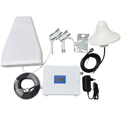 China 2 3 4G 900 1800 2100MHz Tri Band Signal Booster for Affordable Mobile Phone Network for sale