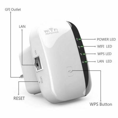 China 300 Mbps Wifi Repeater Kp300m Draadloos Wi-Fi Range Extender Router Signal Amplifier Te koop