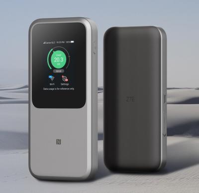 중국 ZTE U50 Pro 5G 모바일 와이파이 라우터 (Qualcomm SDX62, WiFi 6 2.4G/5G AX3600, 10000mAh 배터리 파워뱅크 포함 4G 무선 핫스팟) 판매용