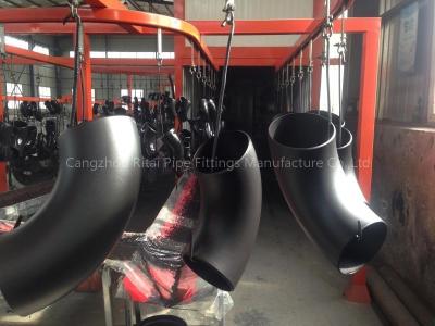 Cina Montaggi 180 della saldatura testa a testa di ASME B16.48 gomito del riduttore da 90 gradi di acciaio al carbonio da 45 gradi in vendita