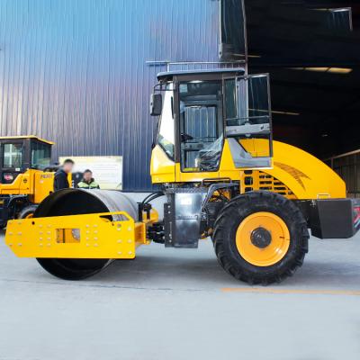 China 8 Tons Single Steel Wheel Small Roller Vibration 10 Tons Vibration Asphalt Road Roller for Sale for sale