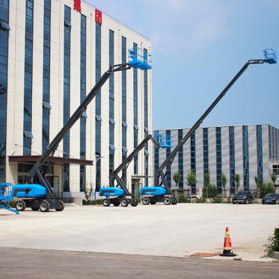 China New Electric Articulated Lift Boom Arm Platform Telescopic Aerial Working Man Lift Tables for Sale for sale