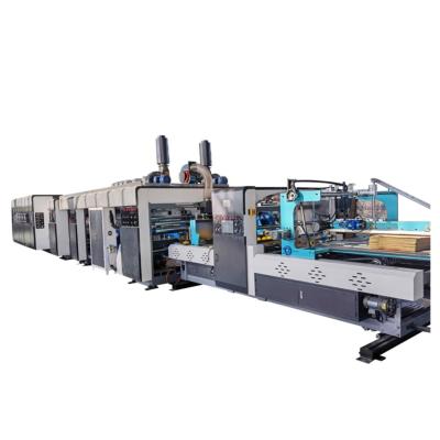 Cina 1200mm Leading Edge Feeder Flexo Print Slot Folder Die Cut corrugato in vendita